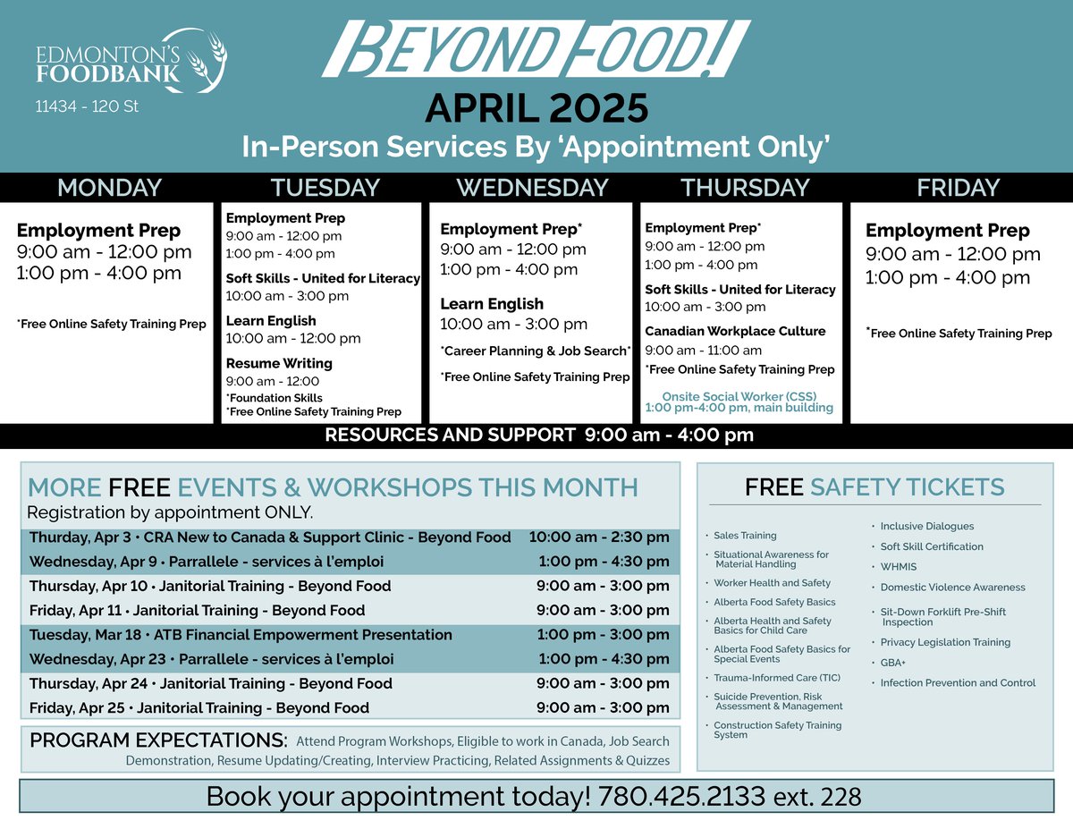 Beyond Food | Edmonton's Food Bank