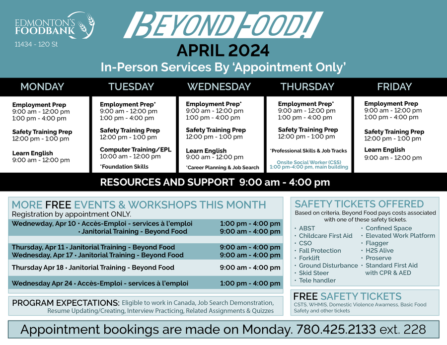 Beyond Food | Edmonton's Food Bank