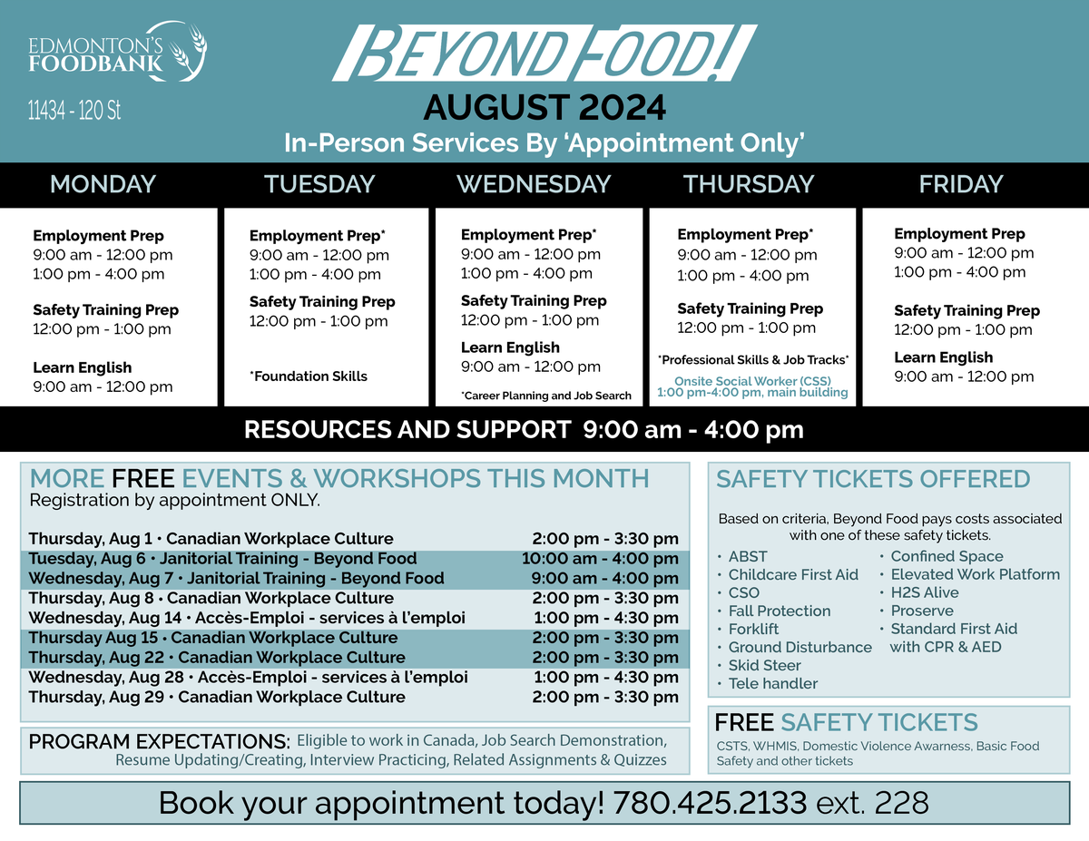 Beyond Food | Edmonton's Food Bank