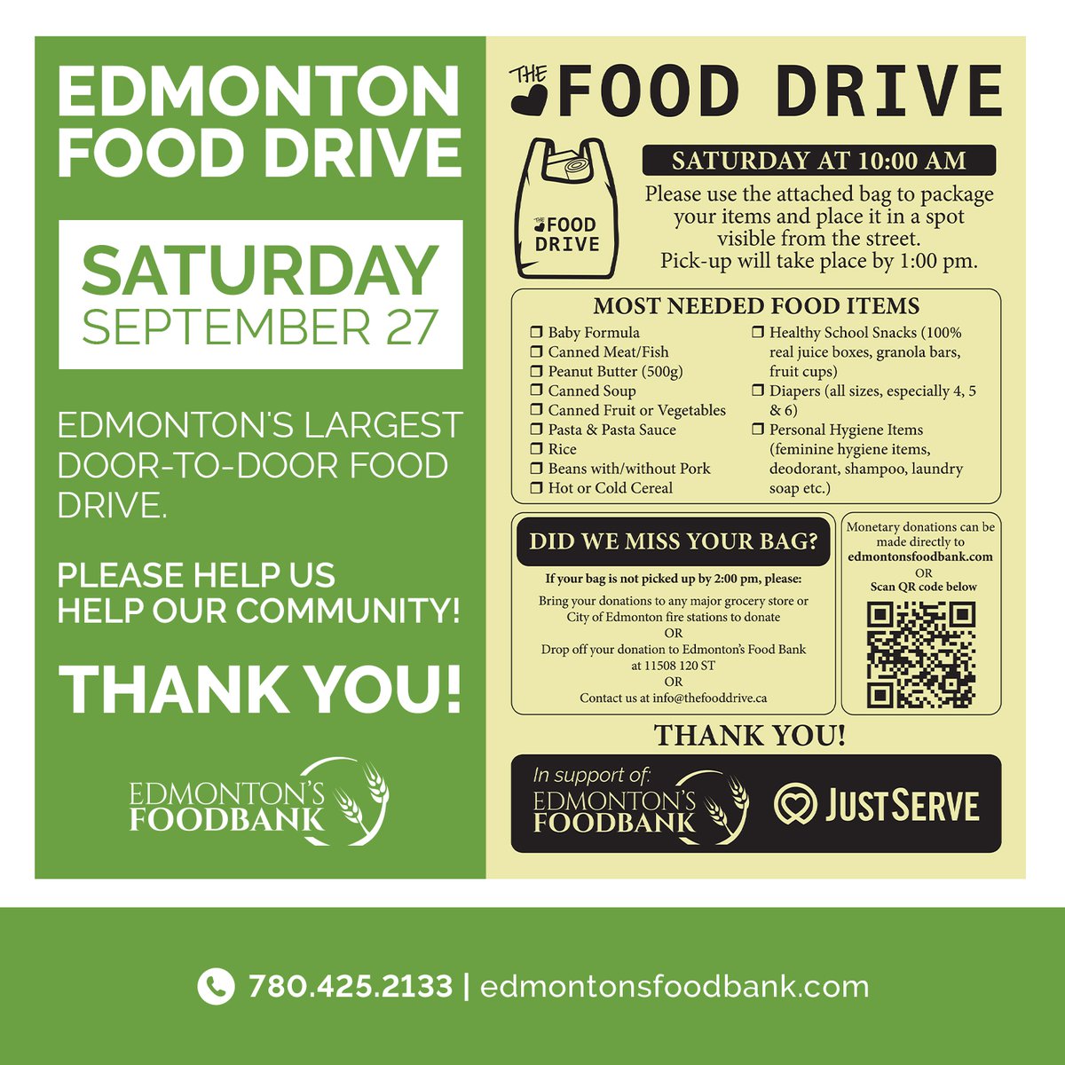 Make a Difference Donate Today | Edmonton's Food Bank