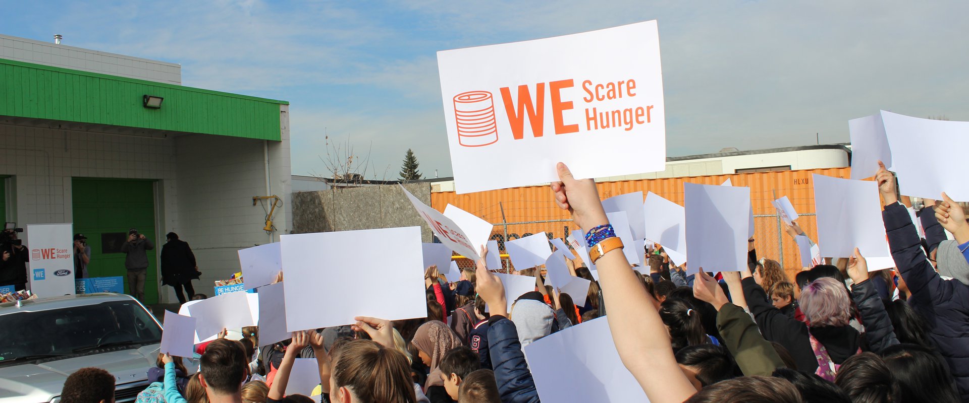 WE Day at Edmonton's Food Bank | Edmonton's Food Bank